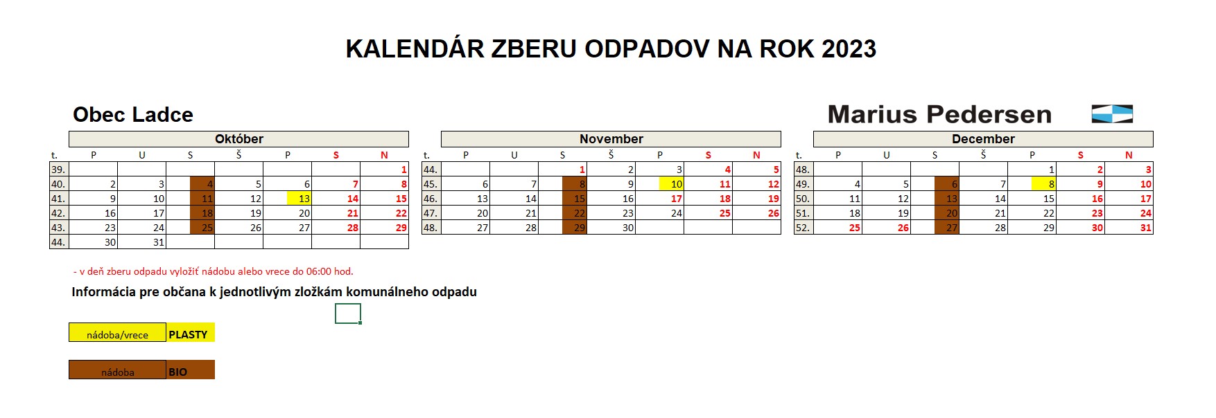 Všeobecné oznamy obce Ladce | Ladce.sk